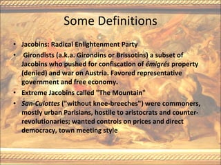 French Revolution: A chronology | PPT