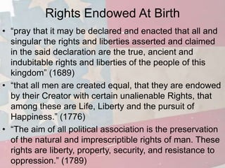 Declarations and Rights | PPTX
