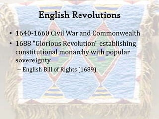 Revolutions and Historiography | PPTX
