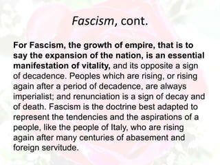 20th Century Fascism | PPTX