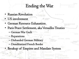 World War I: Total War, Fronts and Technologies | PPTX | Death, Injury ...