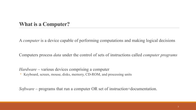 lecture Slides - Week 1.programming fundamentals | PPT