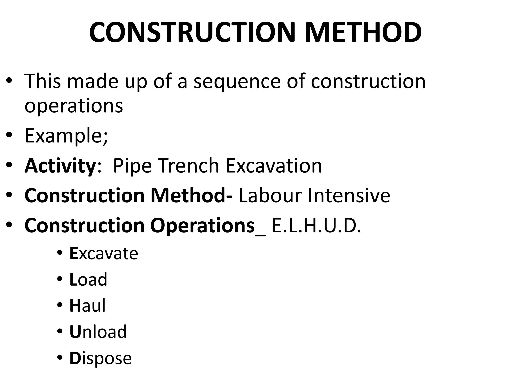 Lecture slides4; Construction Project Planning