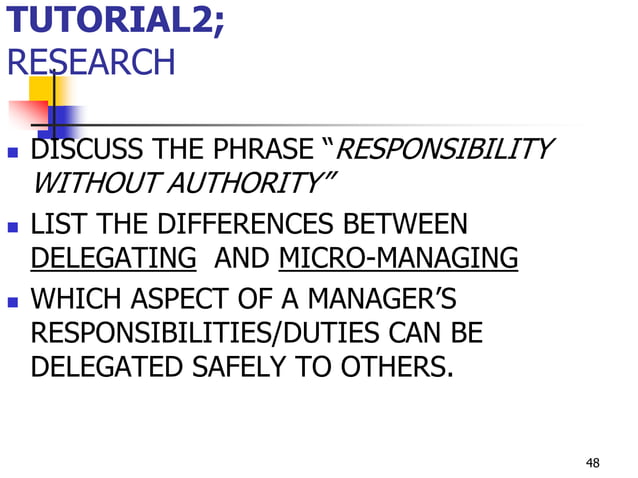 Lecture slides2; Basic Management principles | PPT