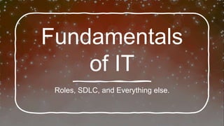 Lecture slides on Fundamentals of Information Technology.pptx