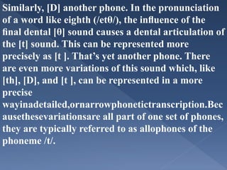 Lecture slides unit 1, intro. to phonetics and phonology | PPTX