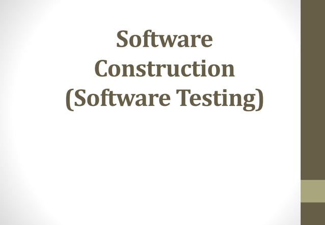 Lecture Software Testingpptx