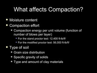Lecture soil compaction | PPT