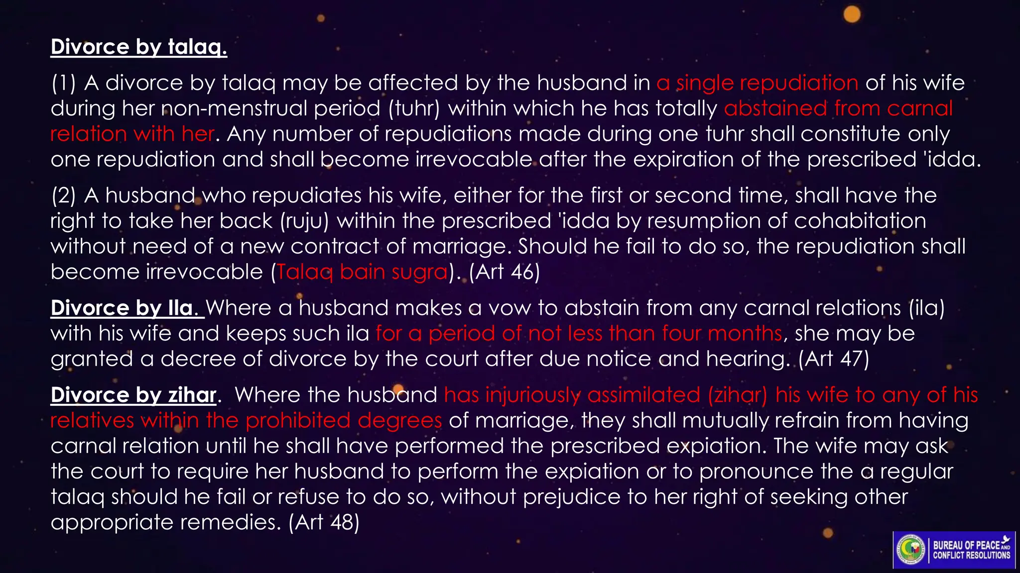 Lectures on PD1083 ( Marriage, Divorce and Support) AFP.pdf