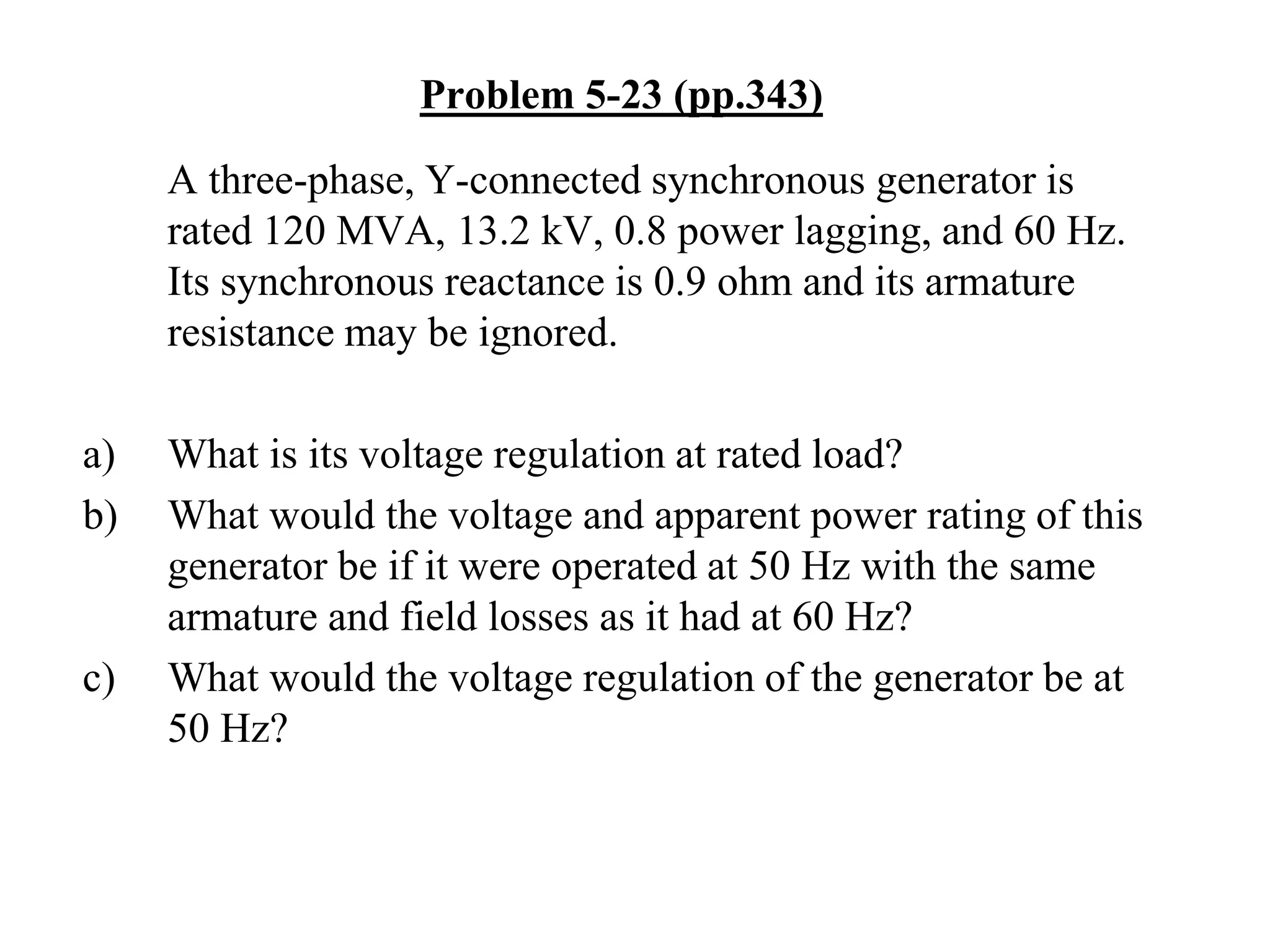 Lectures synchronous machines(1) | PPTX | Radio Control | Hobbies & Interests