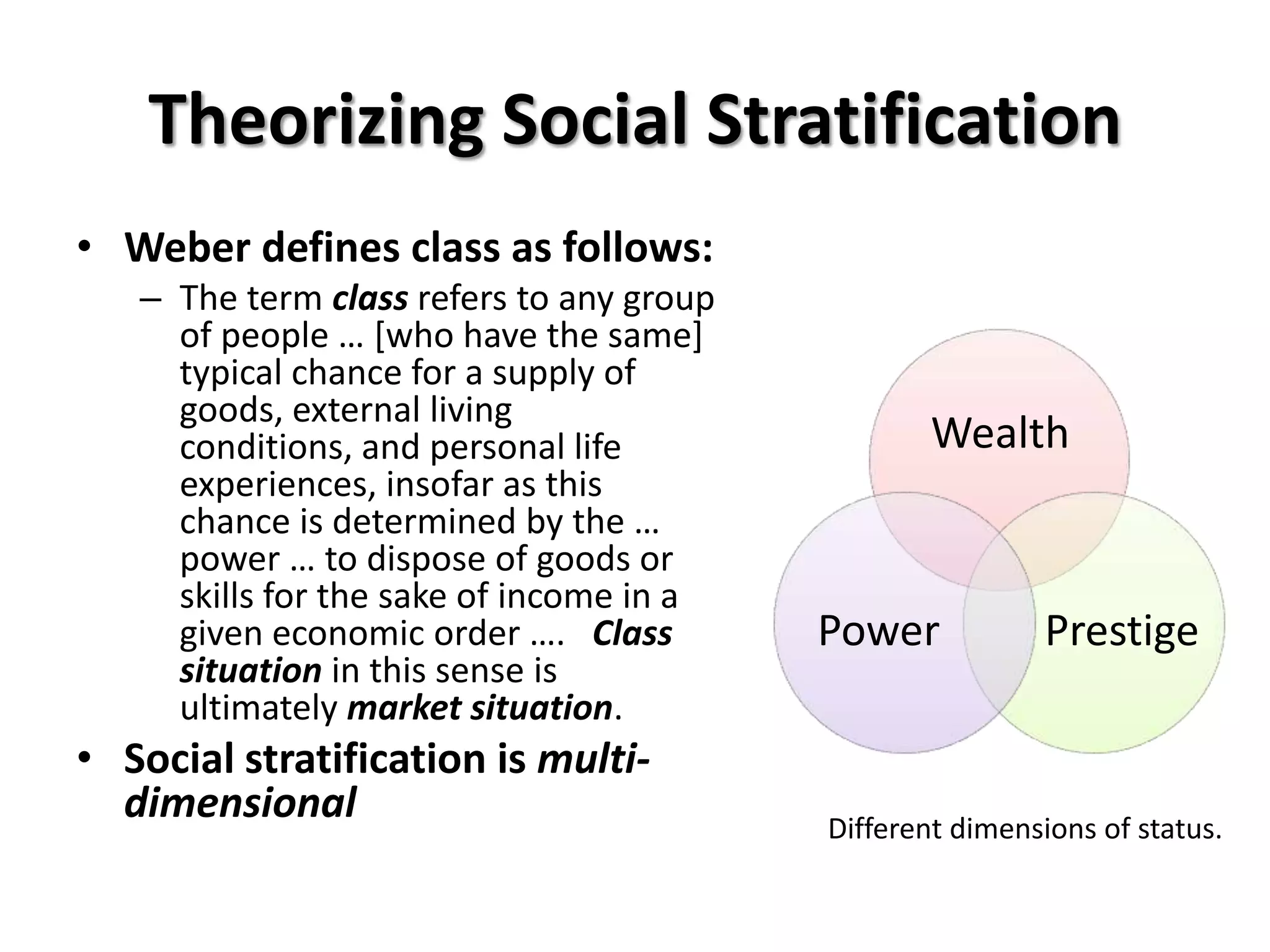 Stratification and Inequality | PPTX