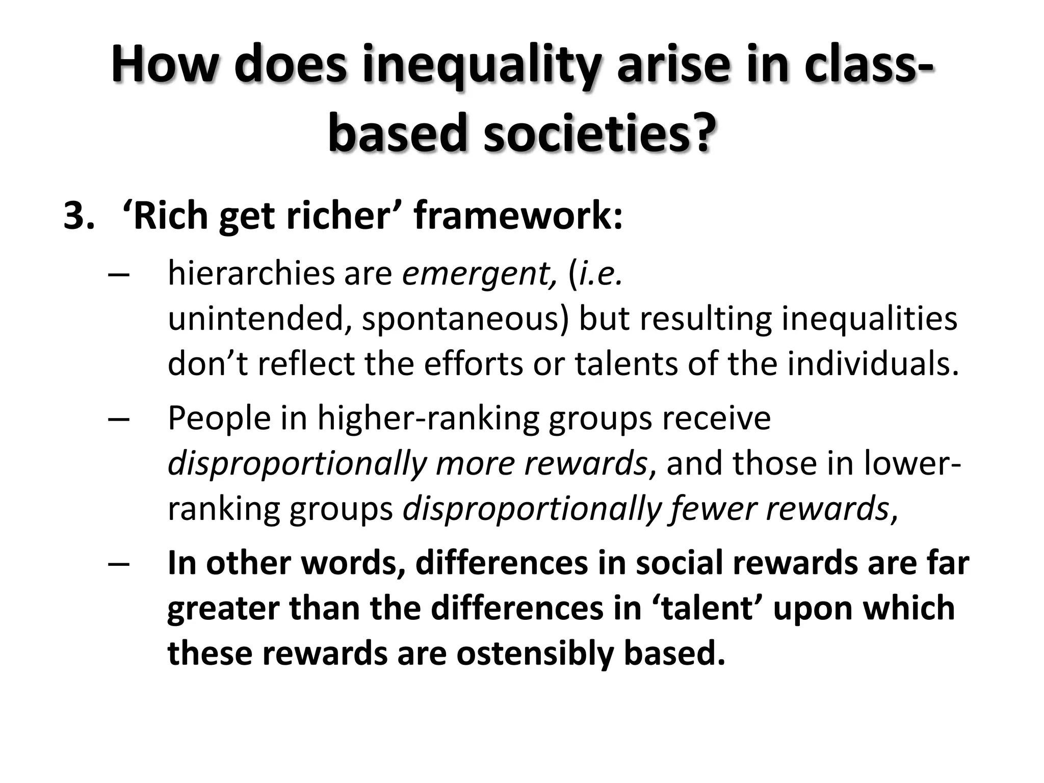 Stratification and Inequality | PPTX