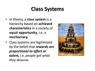 Stratification and Inequality | PPTX