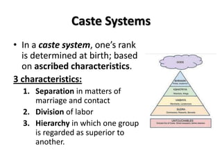 Stratification and Inequality | PPTX