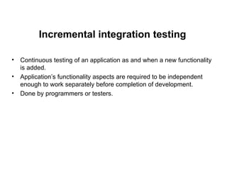 Software Engineering Testing and development .ppt
