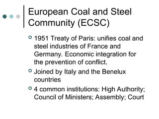 LECTURE The Founding of the European Union.ppt