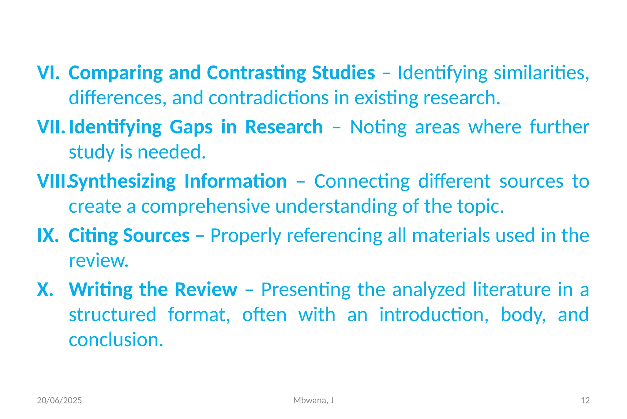 LECTURE THREE.pptx literature review collage note for awareness | PPTX