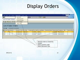 The Sales Order Process in SAP ERP | PPT