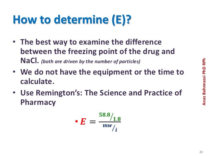 Hospital Pharmacy: Lecture Three