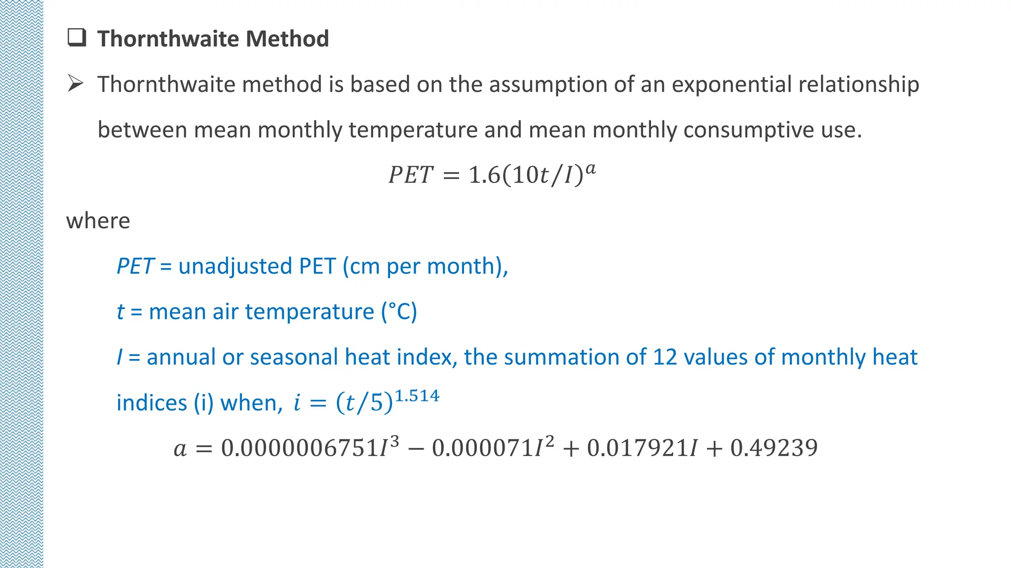 Lecture Three on evaporation and evapotranspiration | PDF