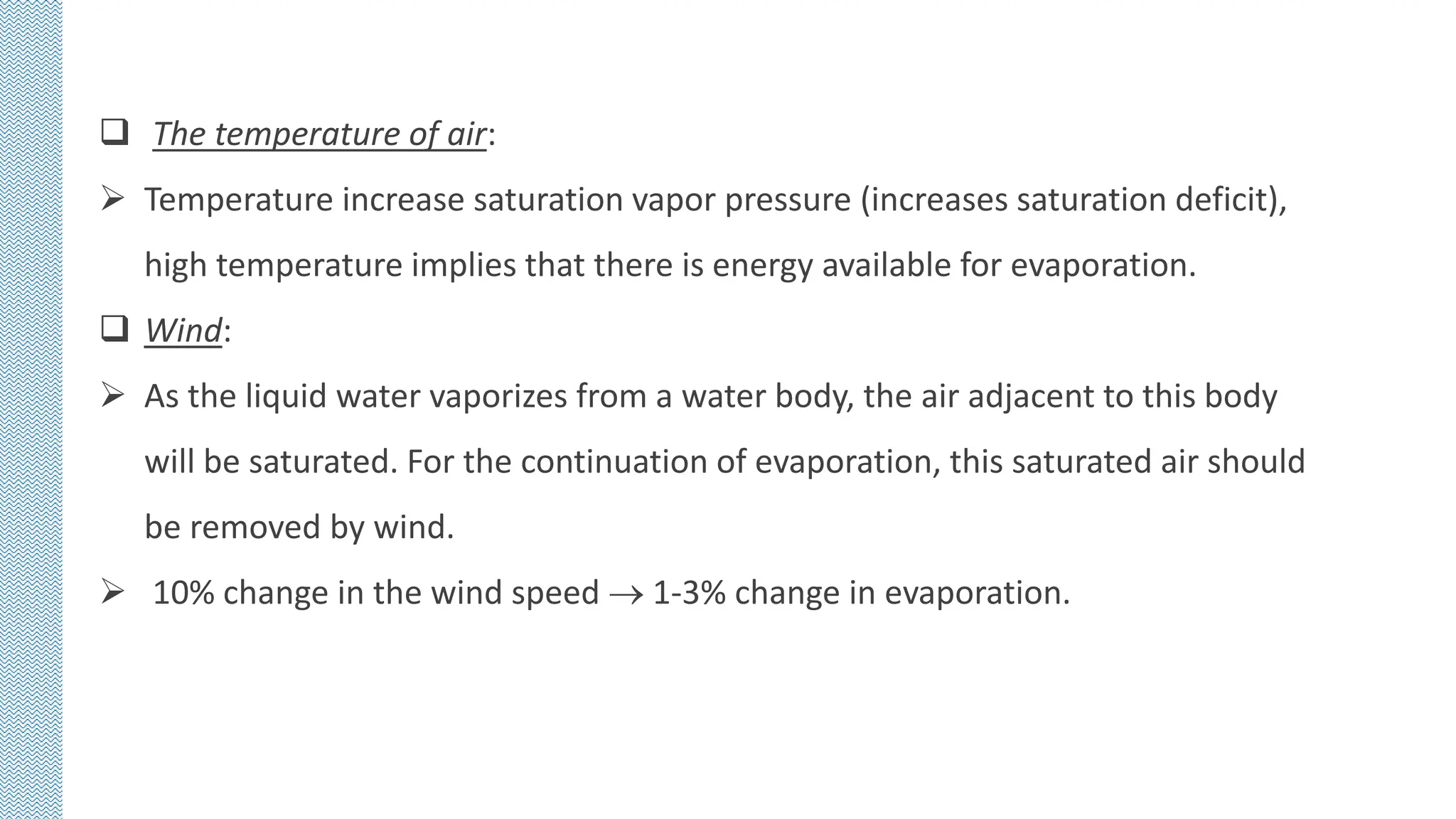 Lecture Three on evaporation and evapotranspiration | PDF
