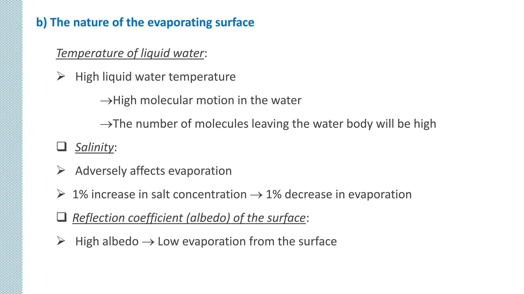 Lecture Three on evaporation and evapotranspiration | PDF