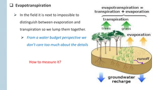 Lecture Three on evaporation and evapotranspiration | PDF