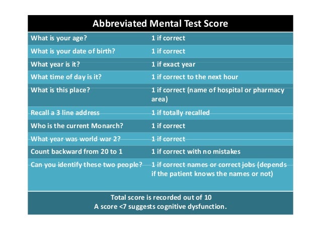Lecture Three: Initial Patient Assessment