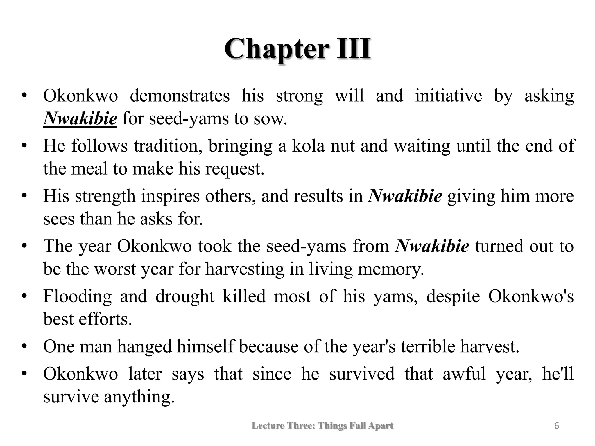 Lecture Three Things Fall Apart 3.ppt