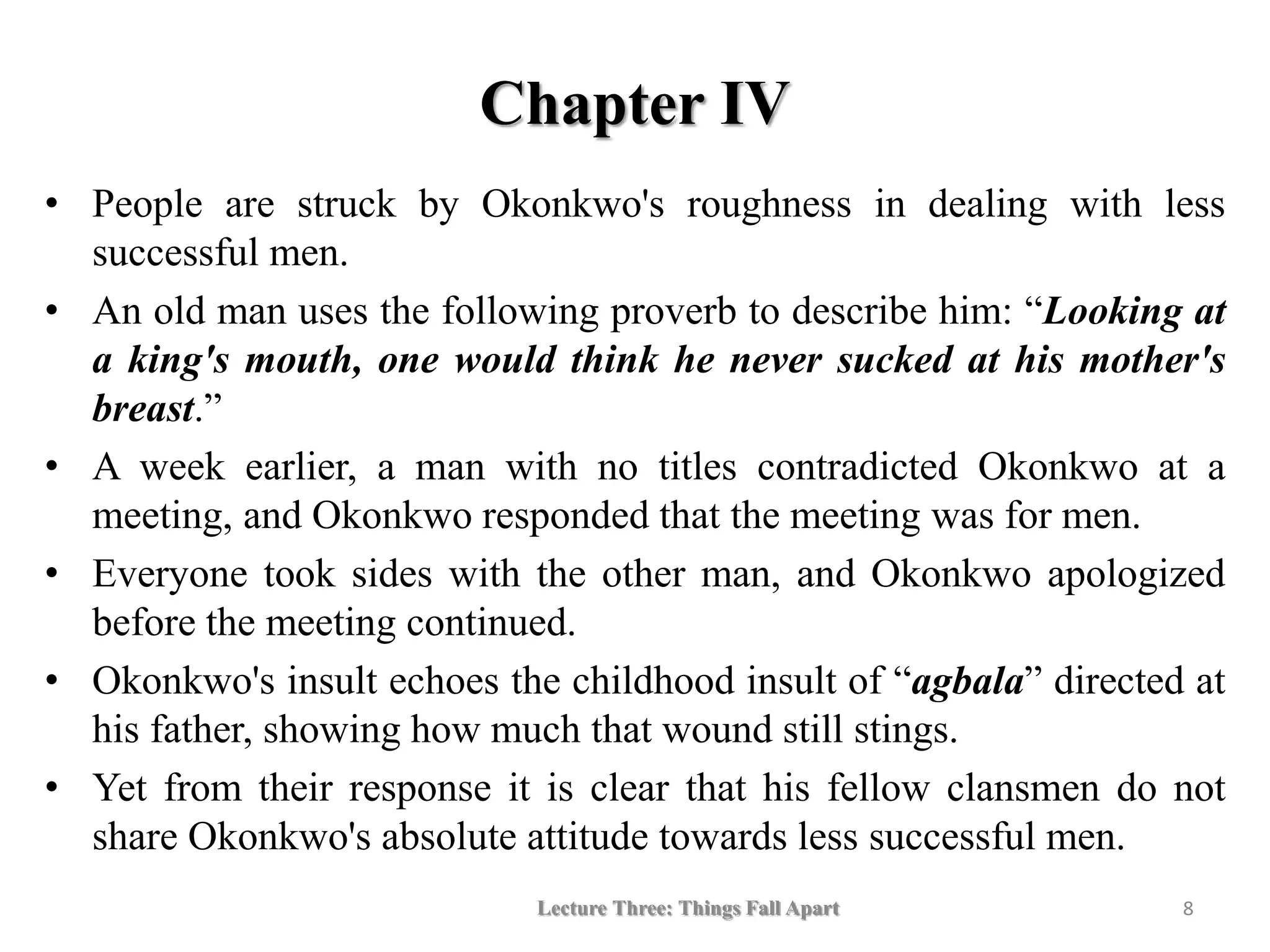 Lecture Three Things Fall Apart 3.ppt