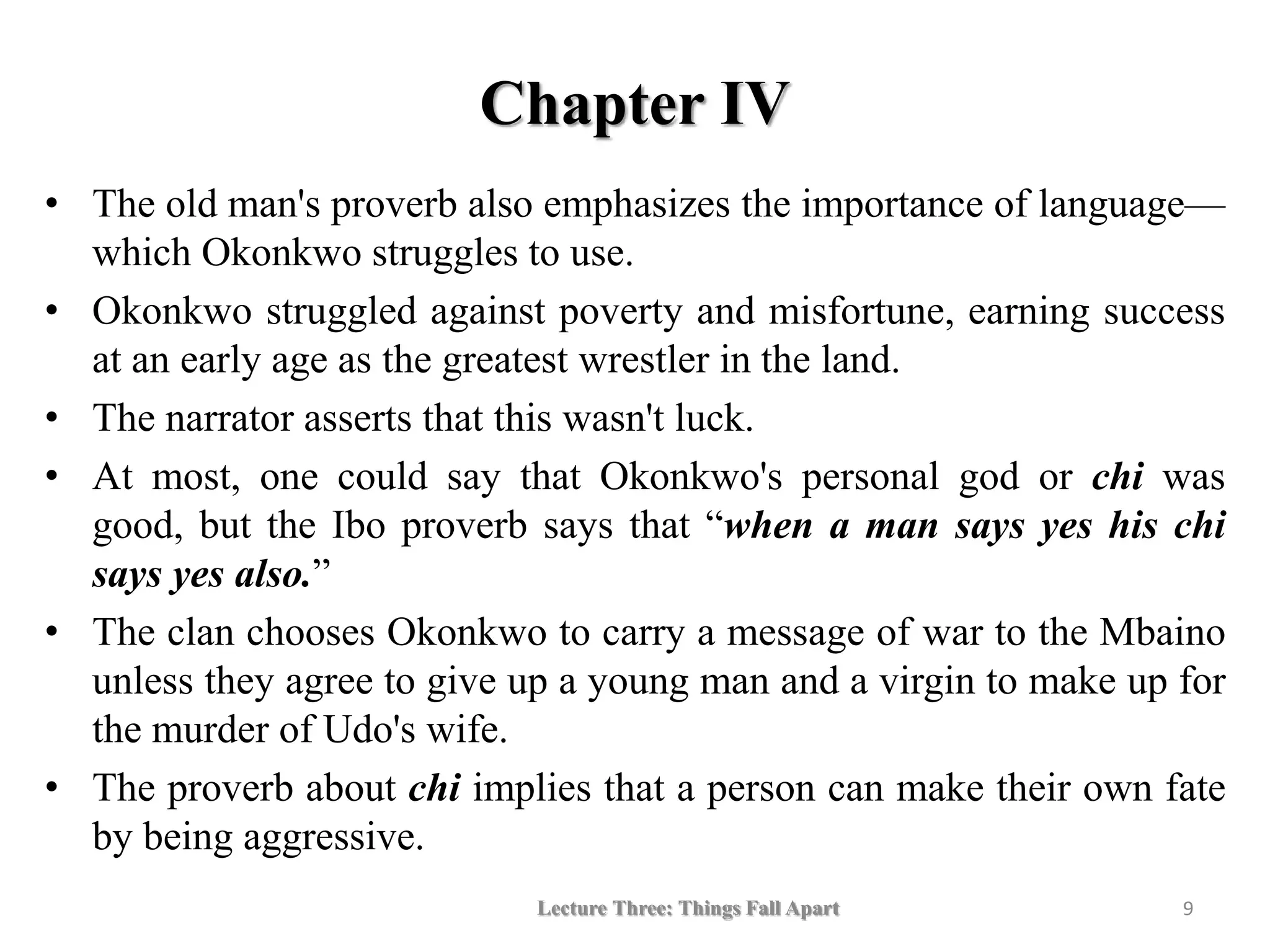 Lecture Three Things Fall Apart 3.ppt