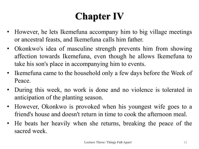 Lecture Three Things Fall Apart 3.ppt