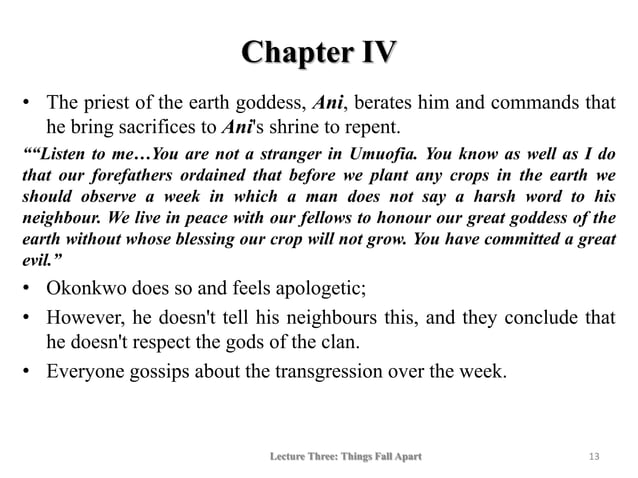 Lecture Three Things Fall Apart 3.ppt