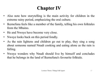 Lecture Three Things Fall Apart 3.ppt