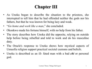 Lecture Three Things Fall Apart 3.ppt