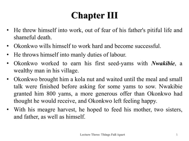 Lecture Three Things Fall Apart 3.ppt