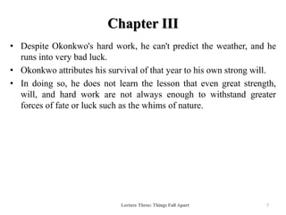 Lecture Three Things Fall Apart 3.ppt