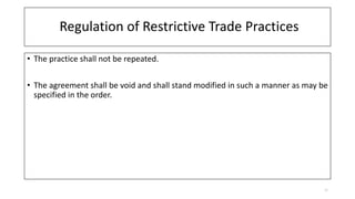 Lecture Topic 16 MRTP Act.ppt | Business | Business and Finance