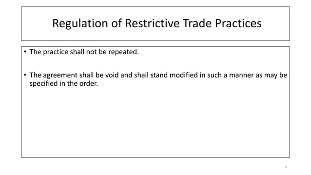 Lecture Topic 16 MRTP Act.ppt | Business | Business and Finance
