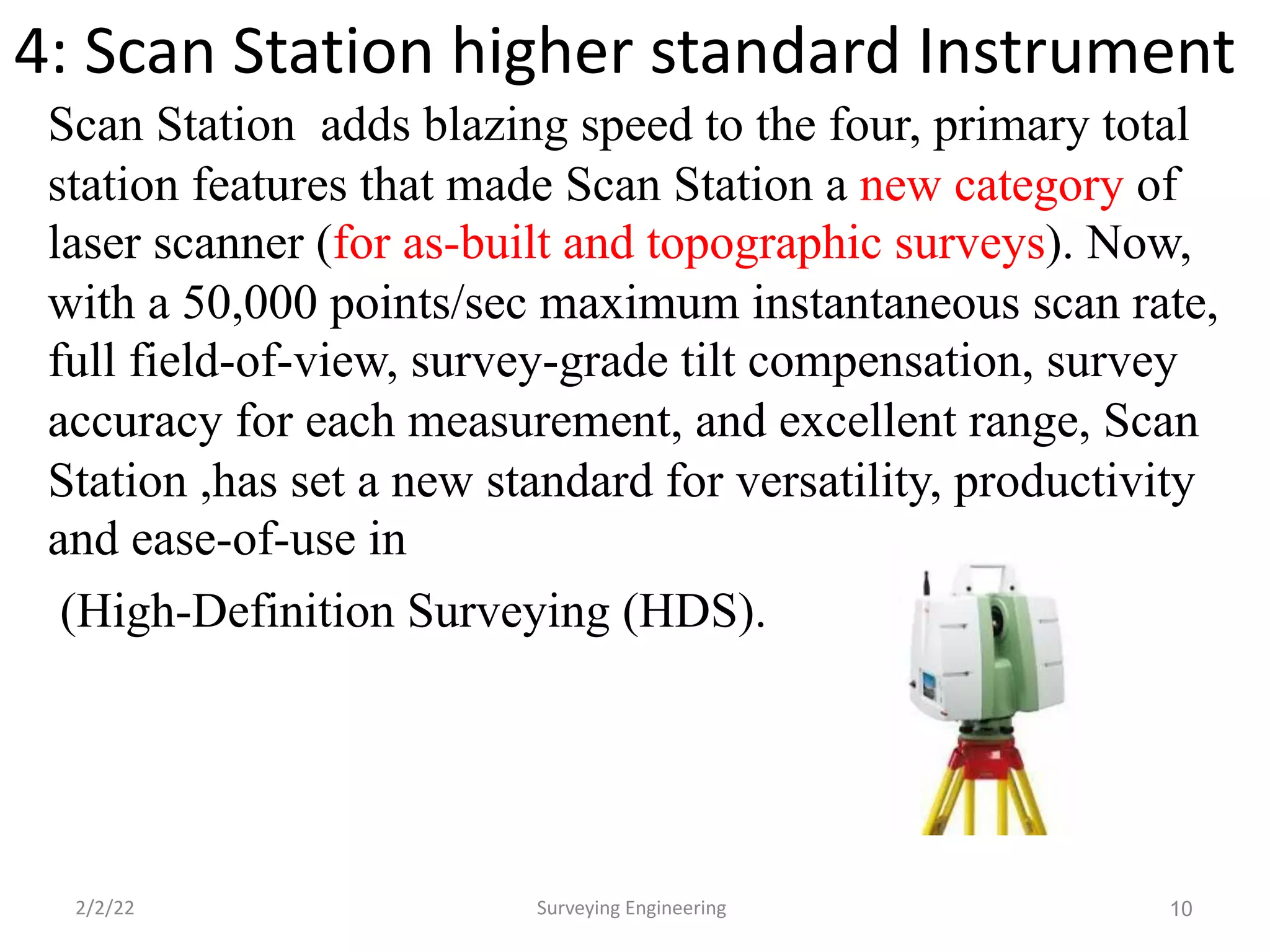 Lecture total Station Theory | PDF