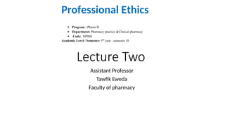 Lecture Two.pptx x | PPTX