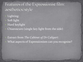 Expressionist Film | PPTX