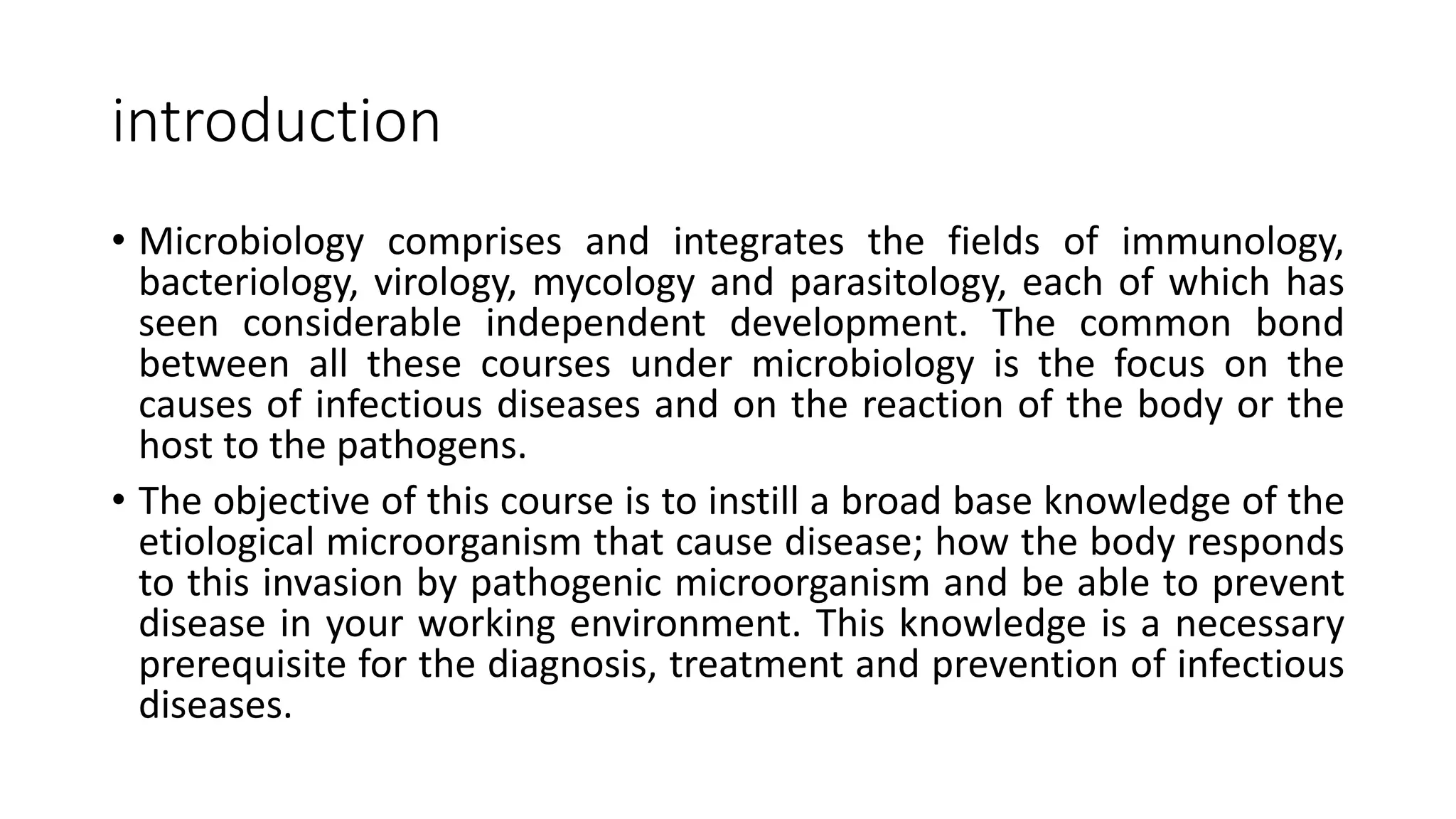LECTURE TWO Introduction to microbiology.pptx