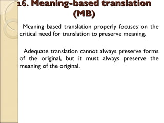 Translation Types | PPT