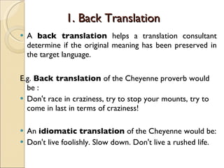 Translation Types | PPT