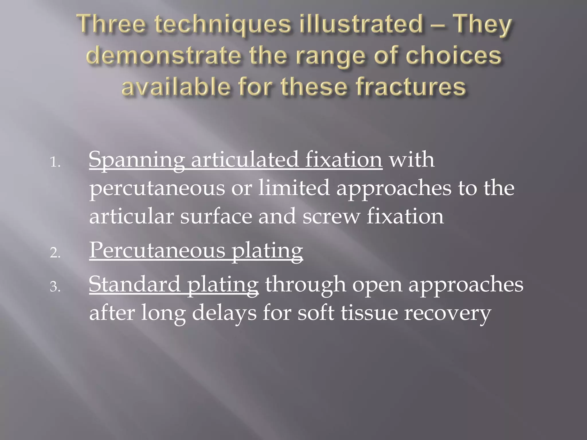Lecture ucmc pilon plafond fracture distal tibia | PPT