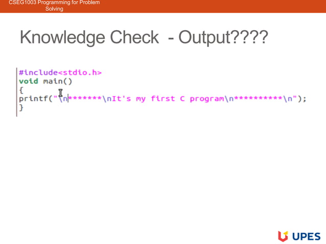 Programming For Problem Solving Unit 2 Ppt