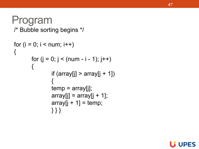 CSEG1001Unit 3 Arrays and Strings | PPT
