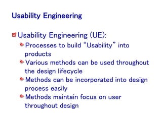 lecture (USABILITY and USER INTERFACE DESIGN).ppt