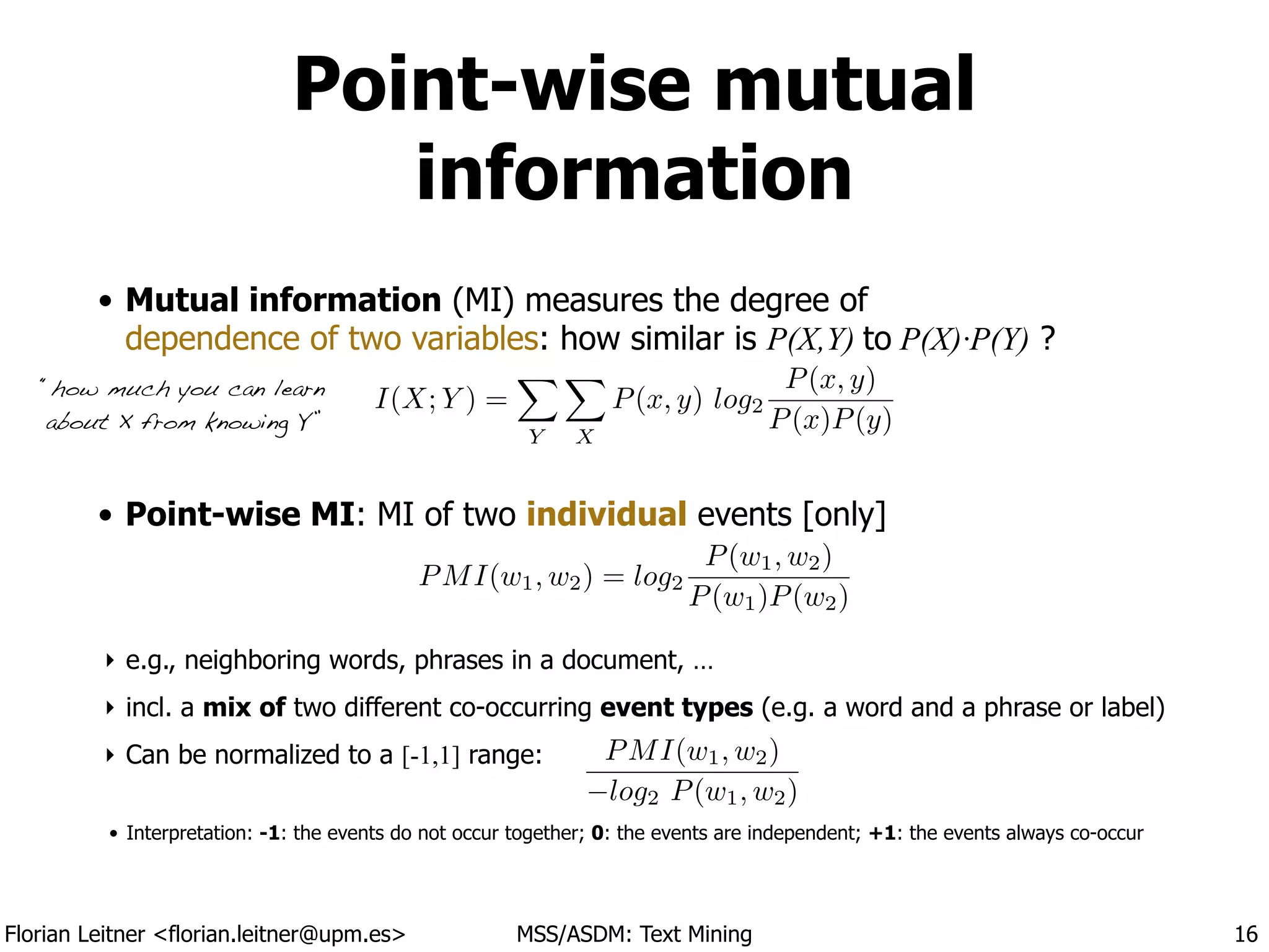 Text Mining From Bayes Rule To Dependency Parsing Ppt